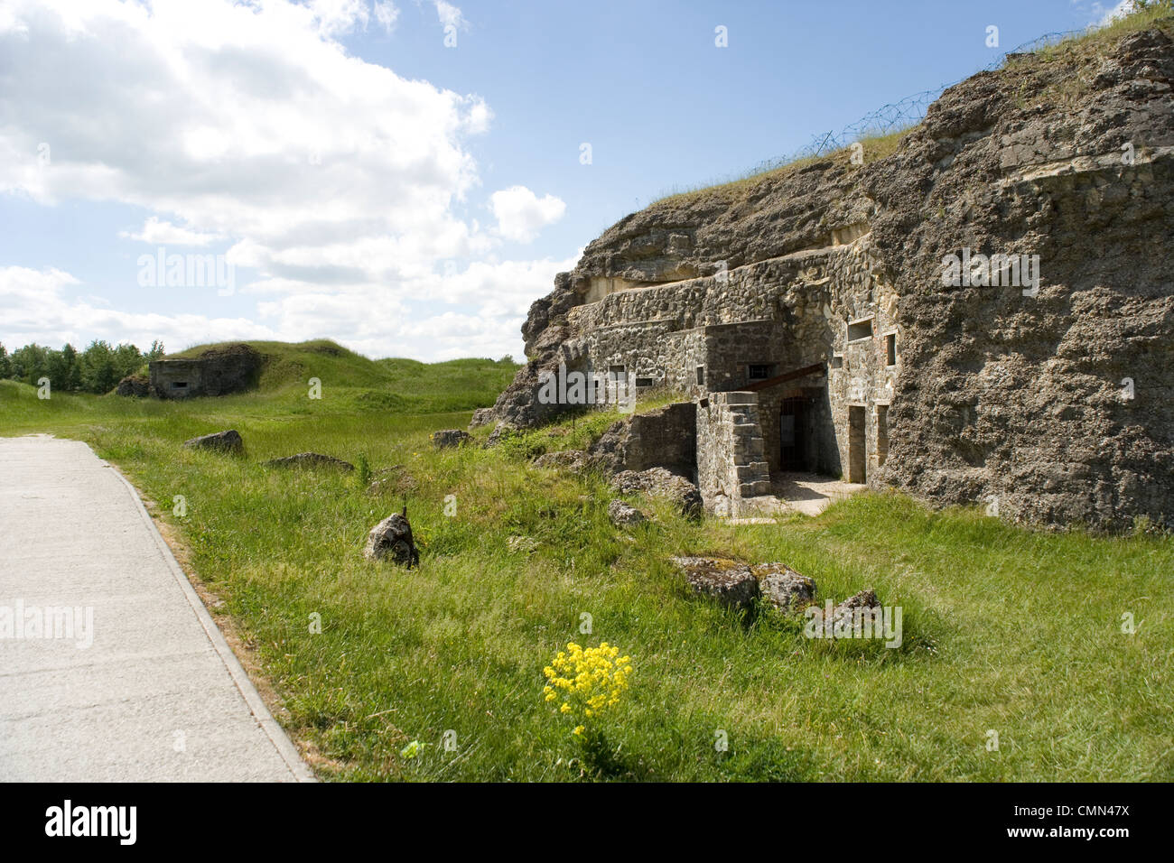 Fort Douaumont site of major fighting in the First World War at Verdun ...