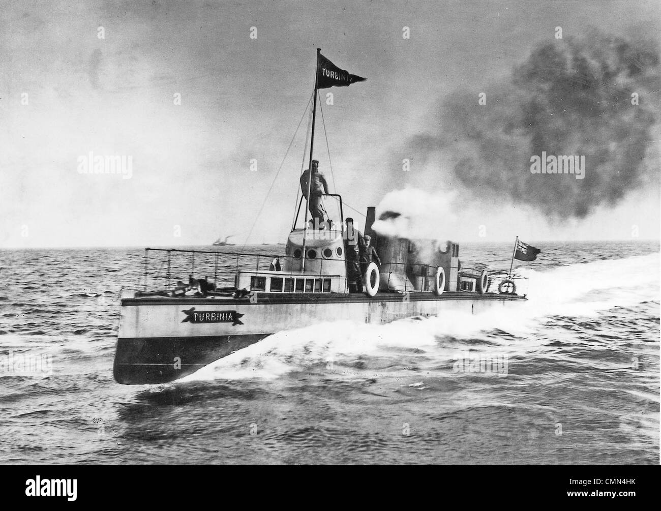 Turbinia first steam turbine powered ship hi-res stock photography and ...
