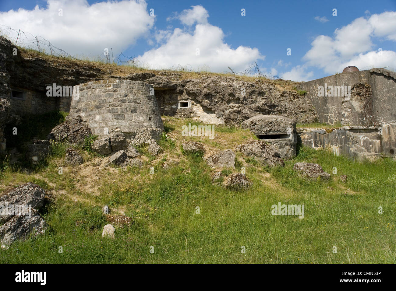 Fort Douaumont site of major fighting in the First World War at Verdun ...