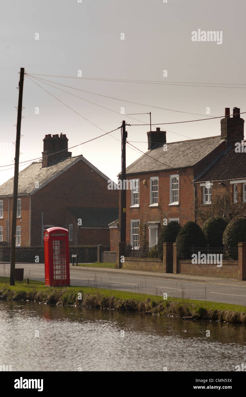 Village telephone box Stock Photo - Alamy