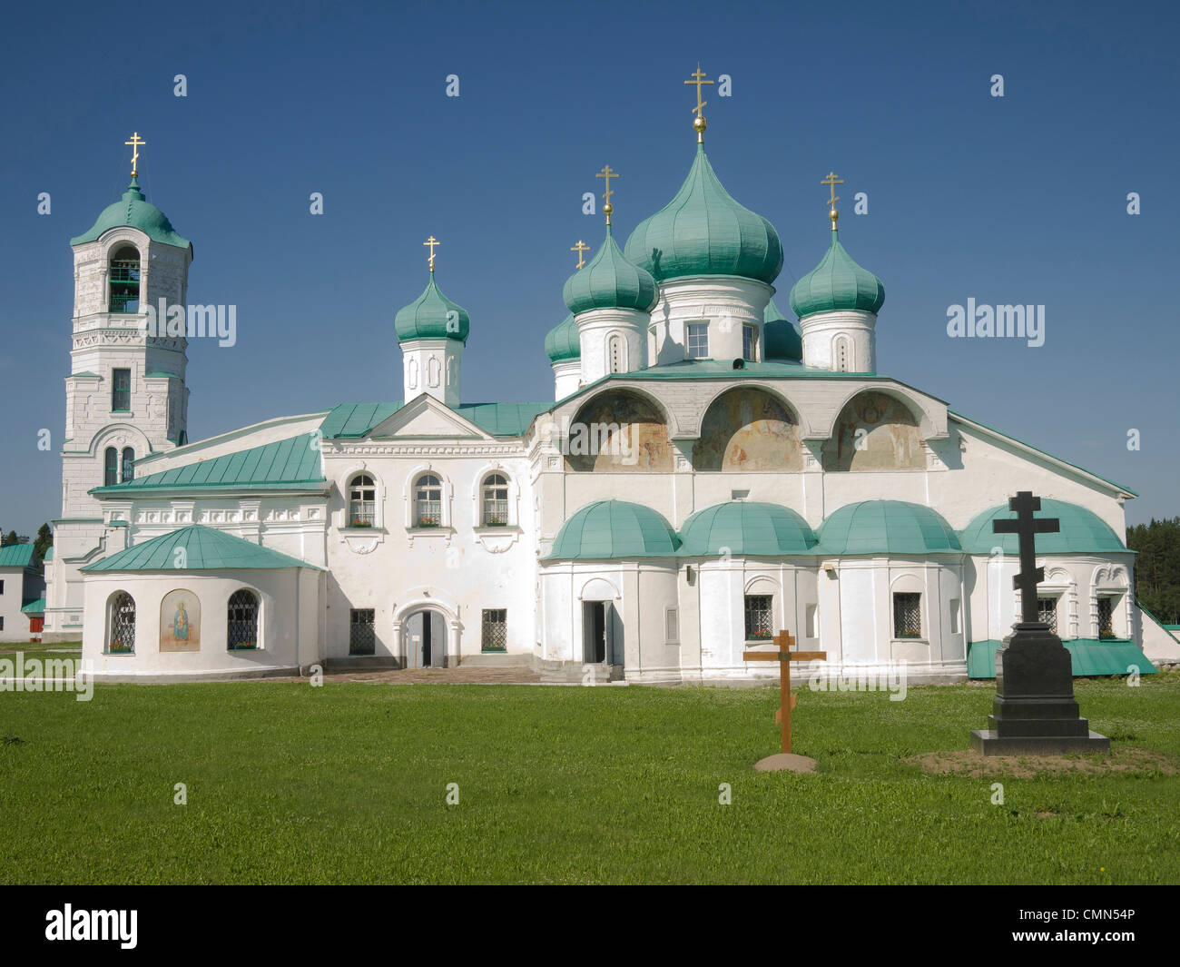 Holy Trinity Monastery of Svirsky the Transfiguration Cathedral Stock ...