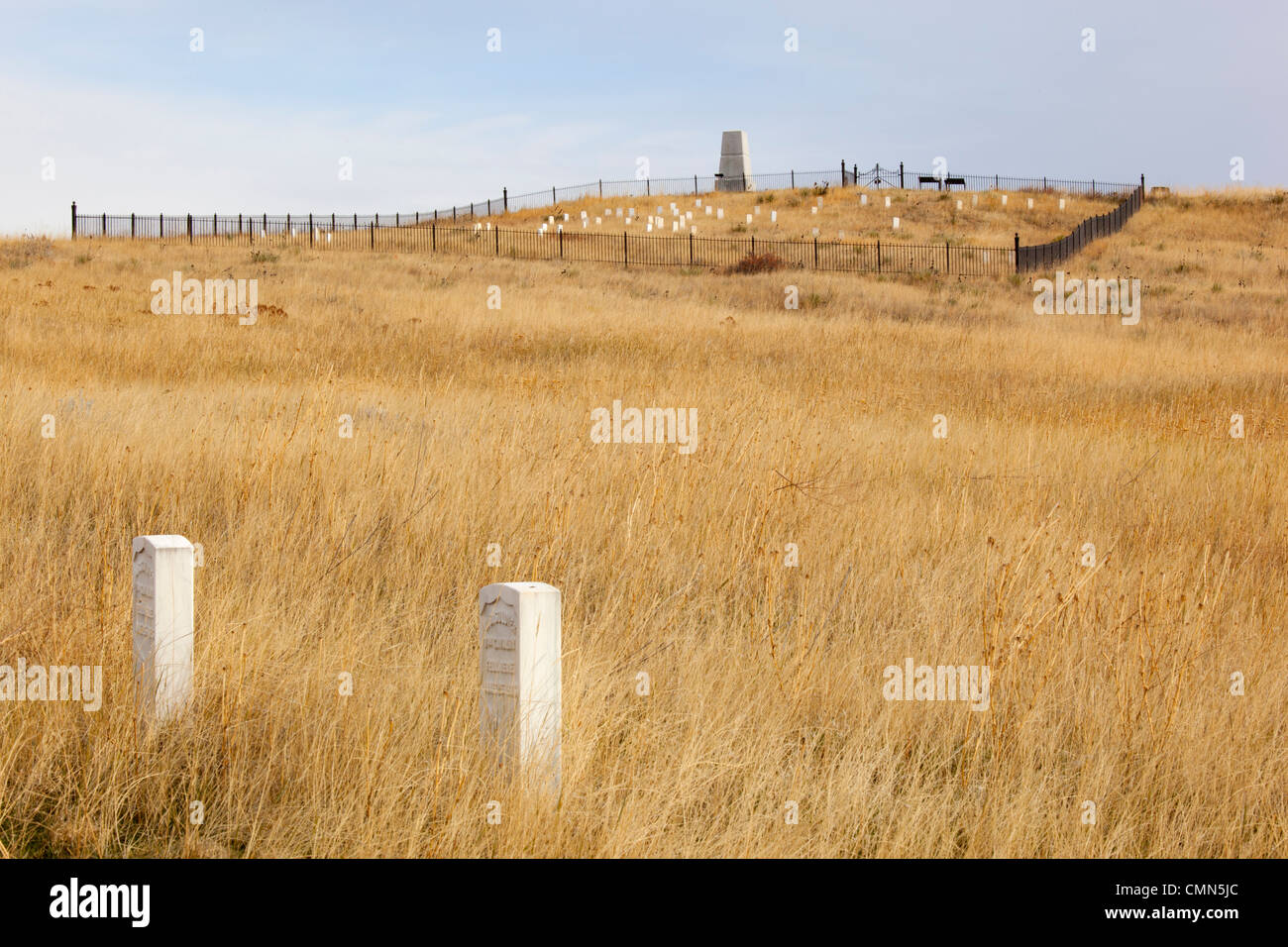 MT, Little Bighorn Battlefield National Monument, U.S. Soldiers ...