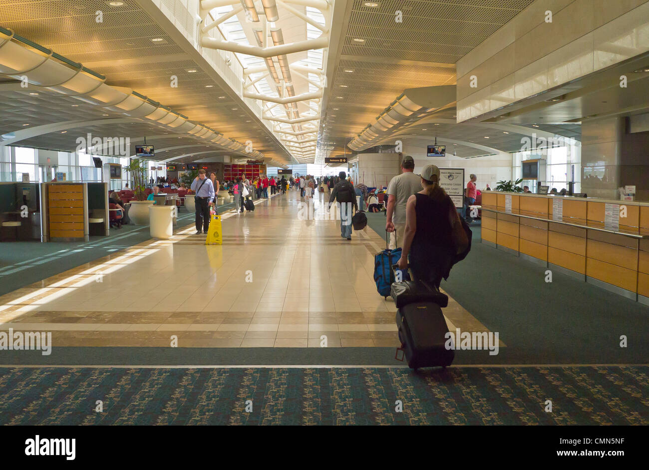 Interior of Orlando International Florida airport Stock Photo - Alamy