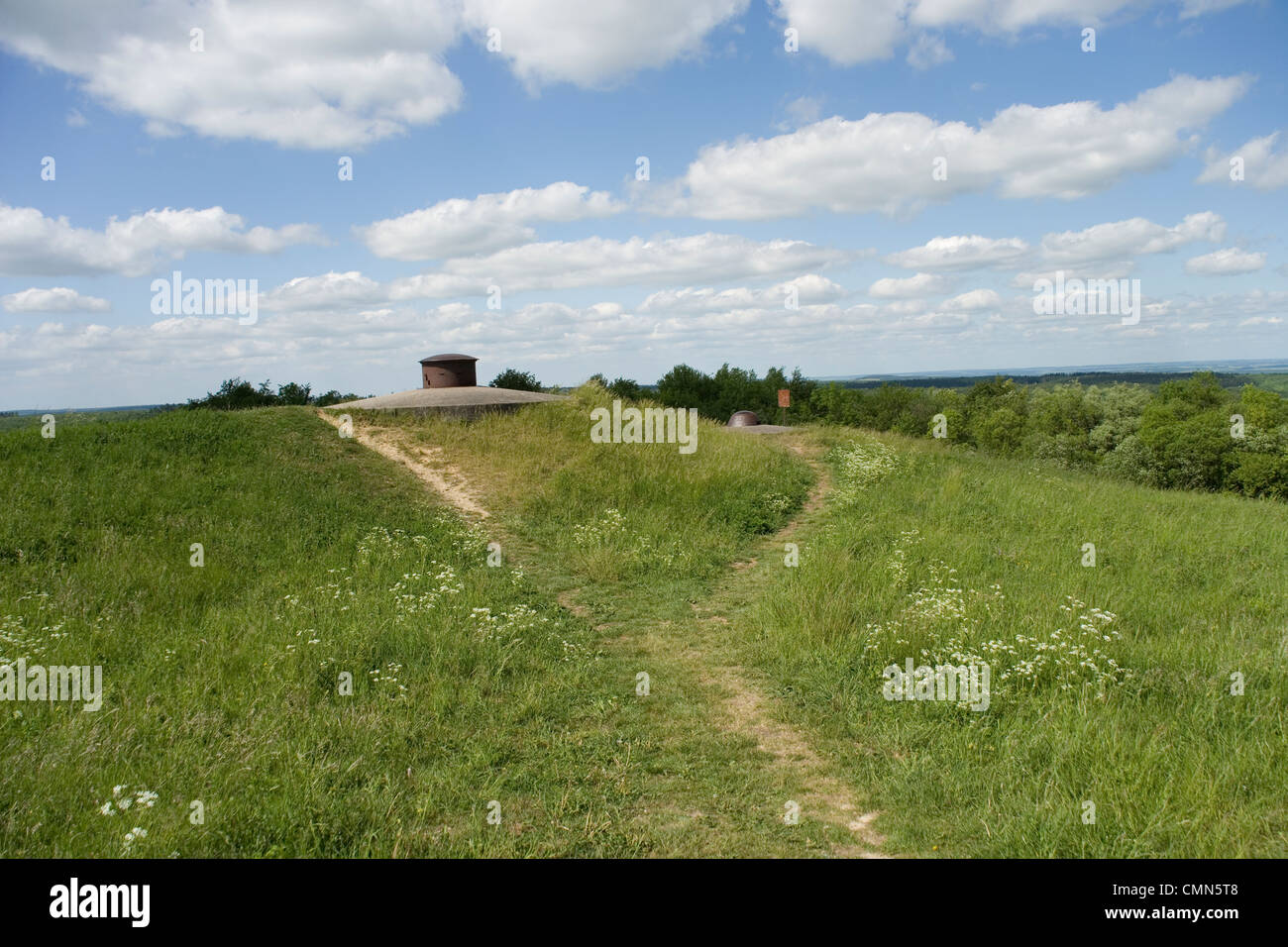 Fort Douaumont site of major fighting in the First World War at Verdun ...