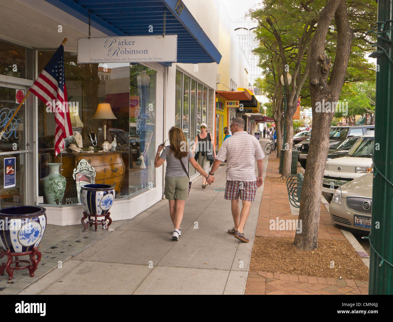Main Street in Downtown Sarasota Florida Stock Photo - Alamy