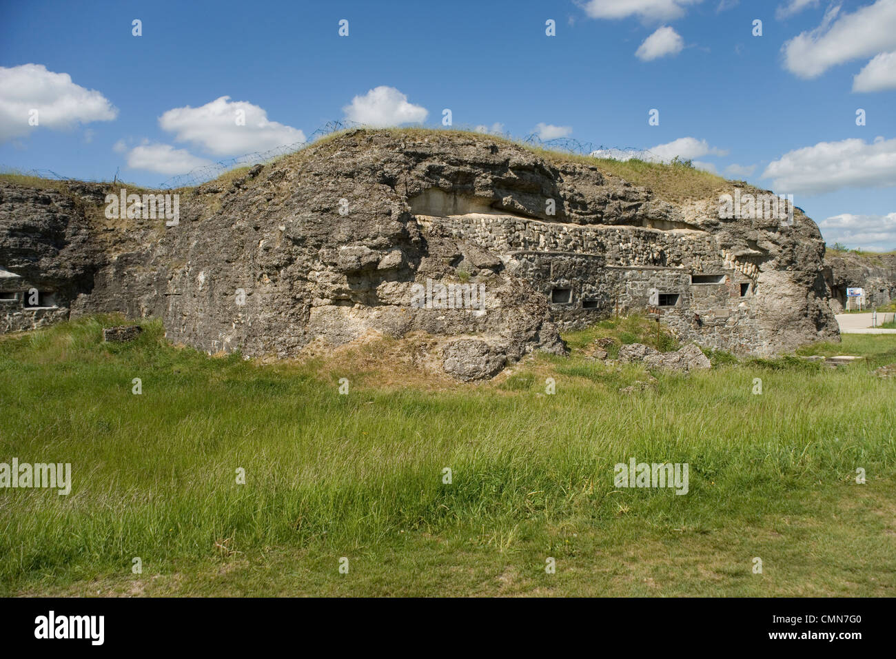 Fort Douaumont site of major fighting in the First World War at Verdun ...