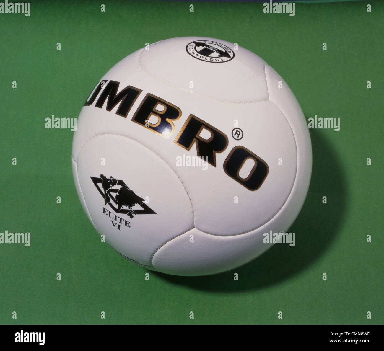 stitched Umbro football Stock Photo - Alamy