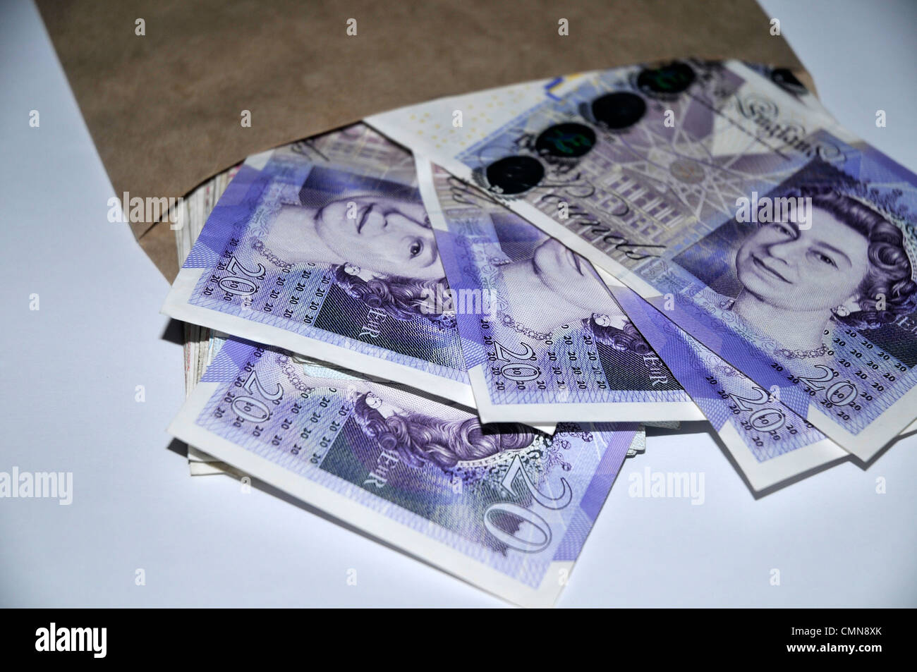 Brown Envelope Money Pound High Resolution Stock Photography and Images ...