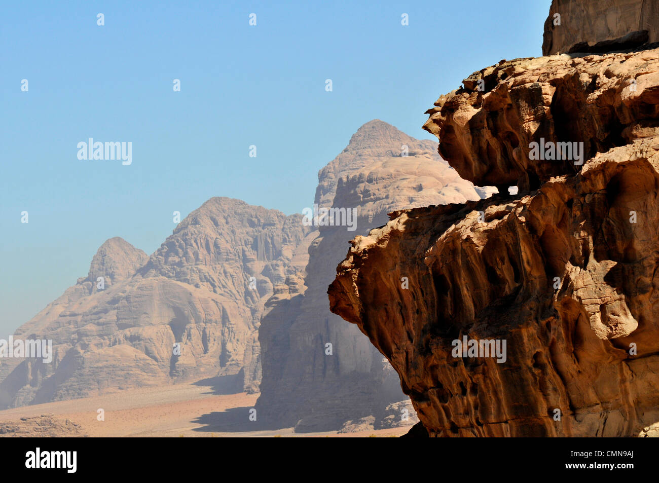 Wadi Rum landscape scenery, Jordan Stock Photo - Alamy