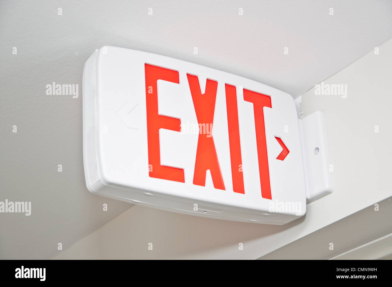 Emergency exit sign construction sign hi-res stock photography and ...