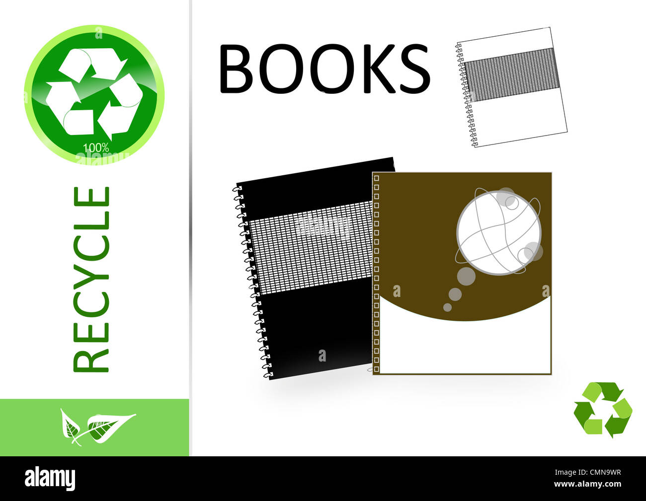 Please recycle books Stock Photo - Alamy