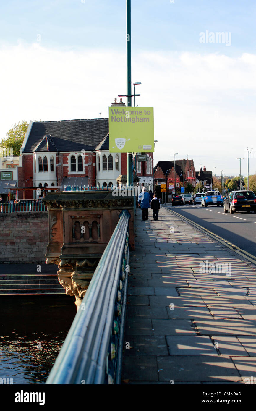 Nottingham trent bridge river hi-res stock photography and images - Alamy
