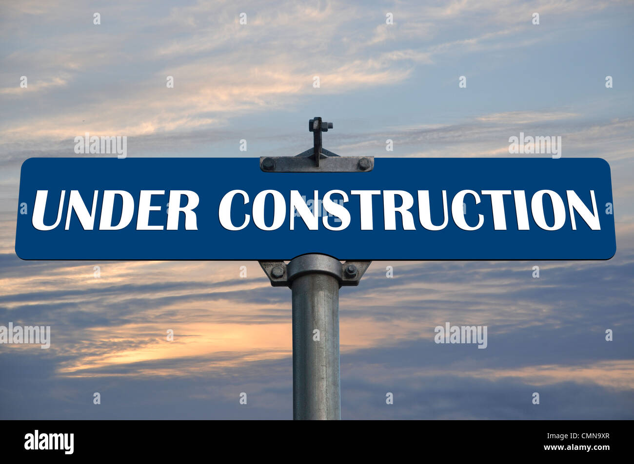 Highway construction sign hi-res stock photography and images - Alamy