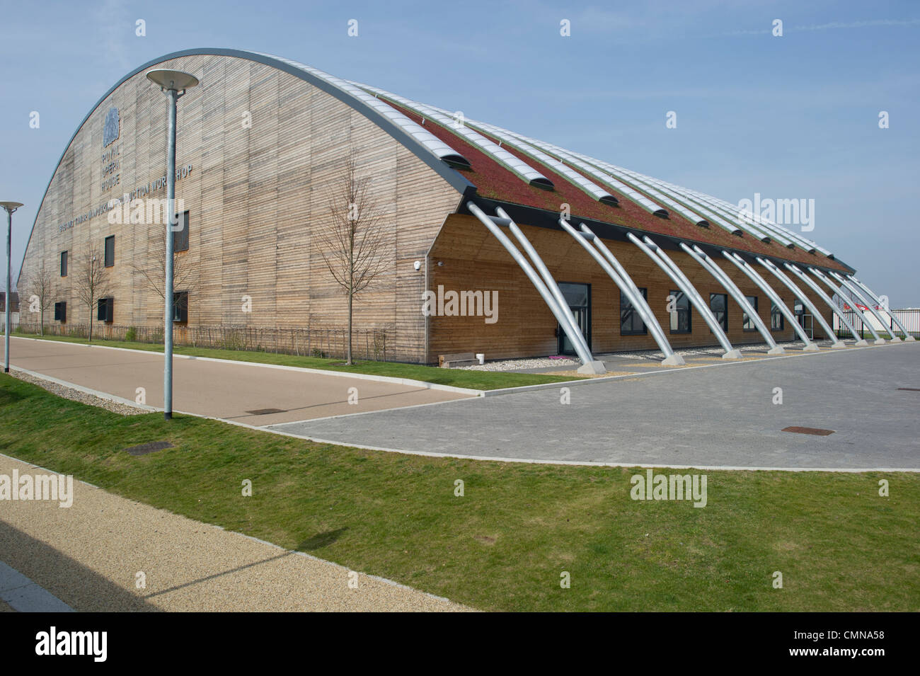 The Royal Opera House site Purfleet, Essex where the sets and scenery ...