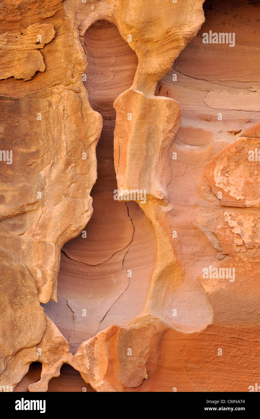 Sandstone in Wadi Rum, Jordan Stock Photo - Alamy