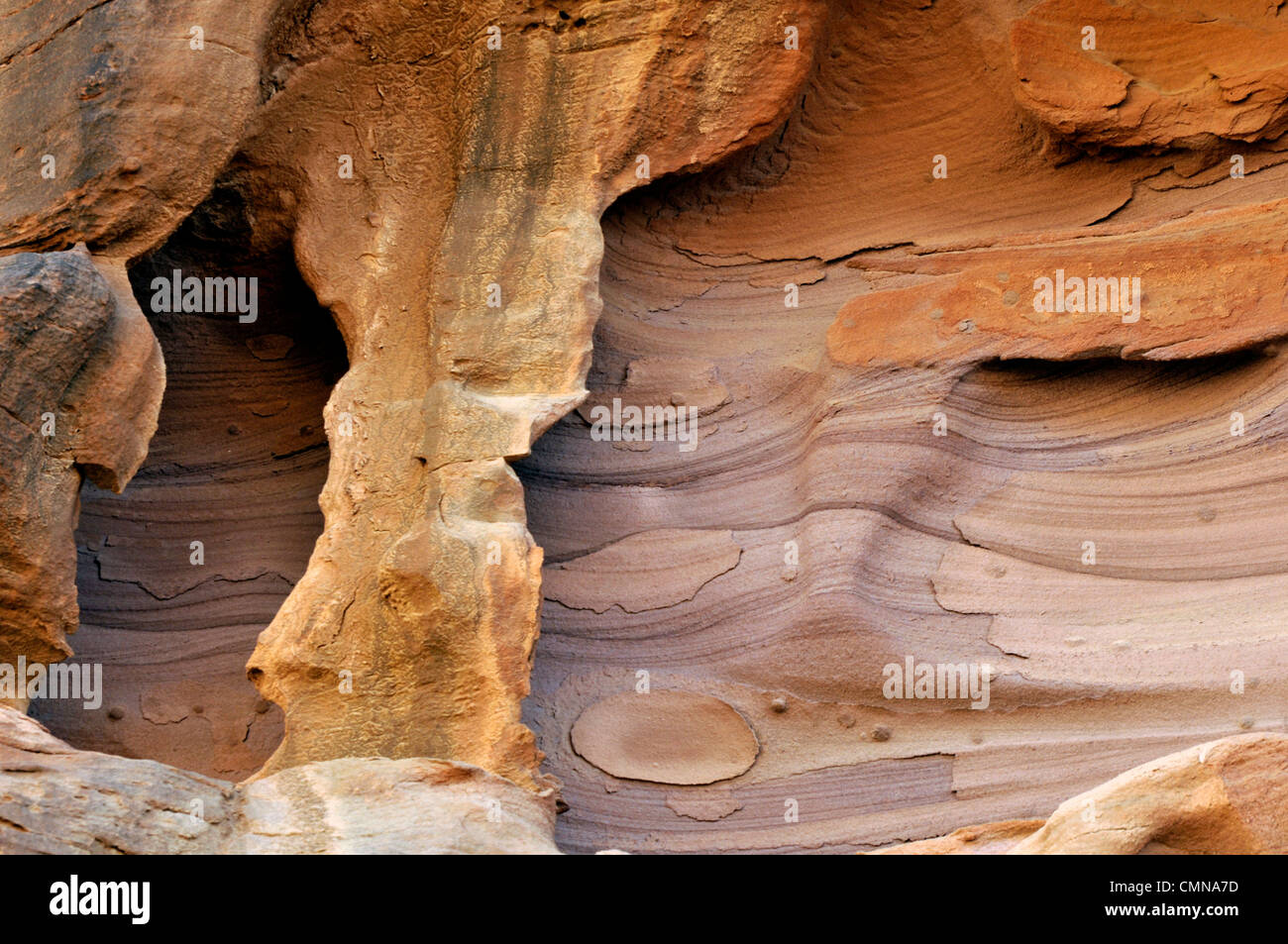 Sandstone in Wadi Rum, Jordan Stock Photo - Alamy