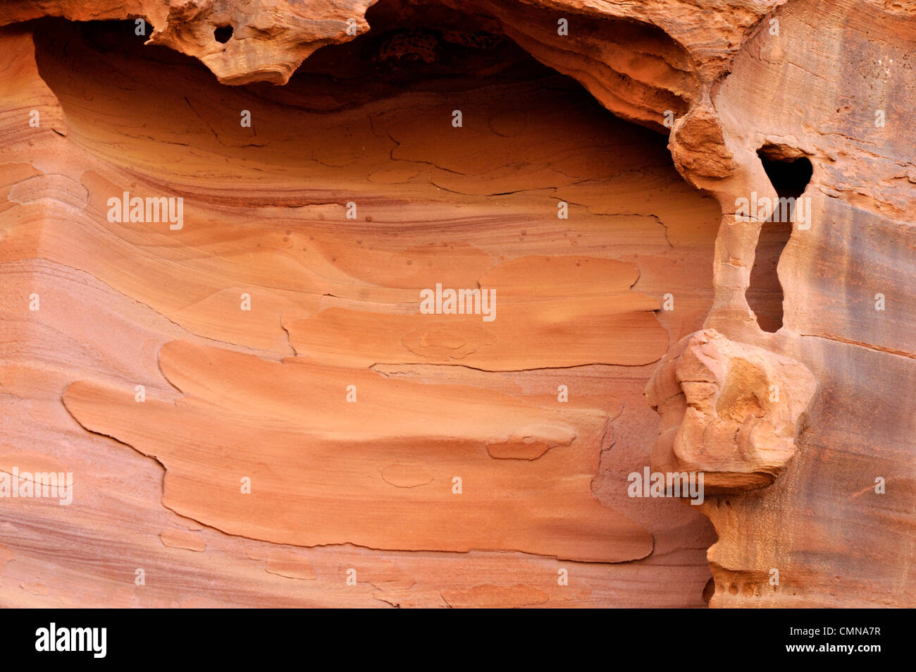 Sandstone in Wadi Rum, Jordan Stock Photo - Alamy