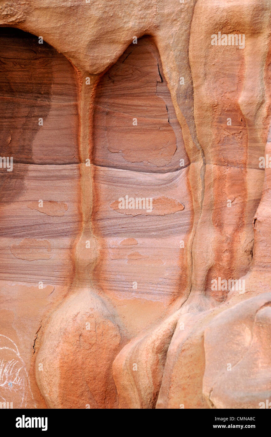 Sandstone in Wadi Rum, Jordan Stock Photo - Alamy