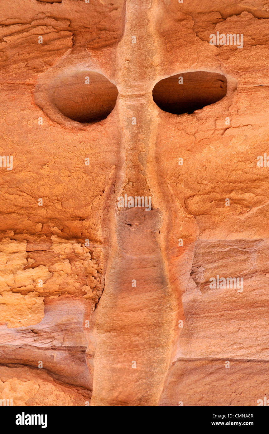 Sandstone rock in Wadi Rum, Jordan Stock Photo - Alamy