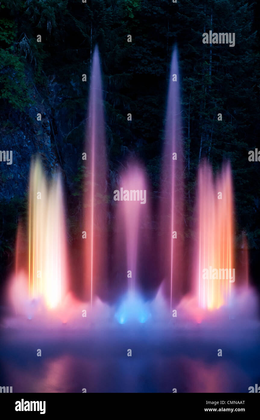 The Ross Fountain Butchart Gardens Stock Photos & The Ross Fountain ...