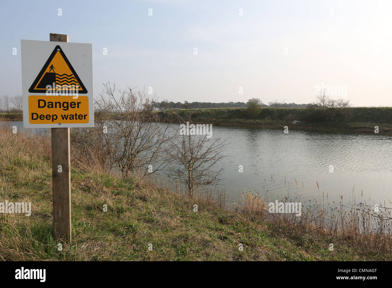 Reservoir warning sign hi-res stock photography and images - Alamy