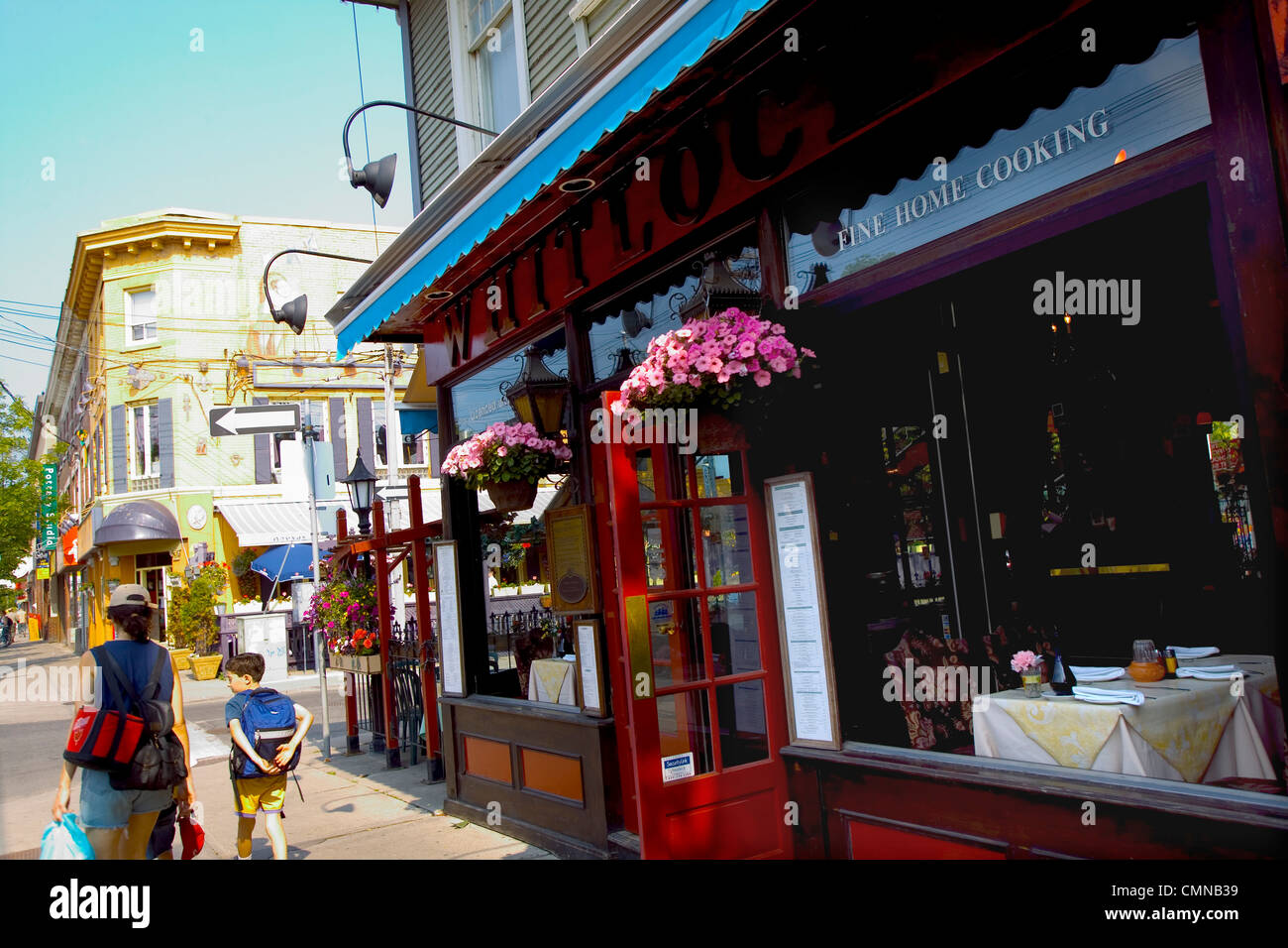 Restaurant in the Beaches, Toronto, Ontario Stock Photo - Alamy