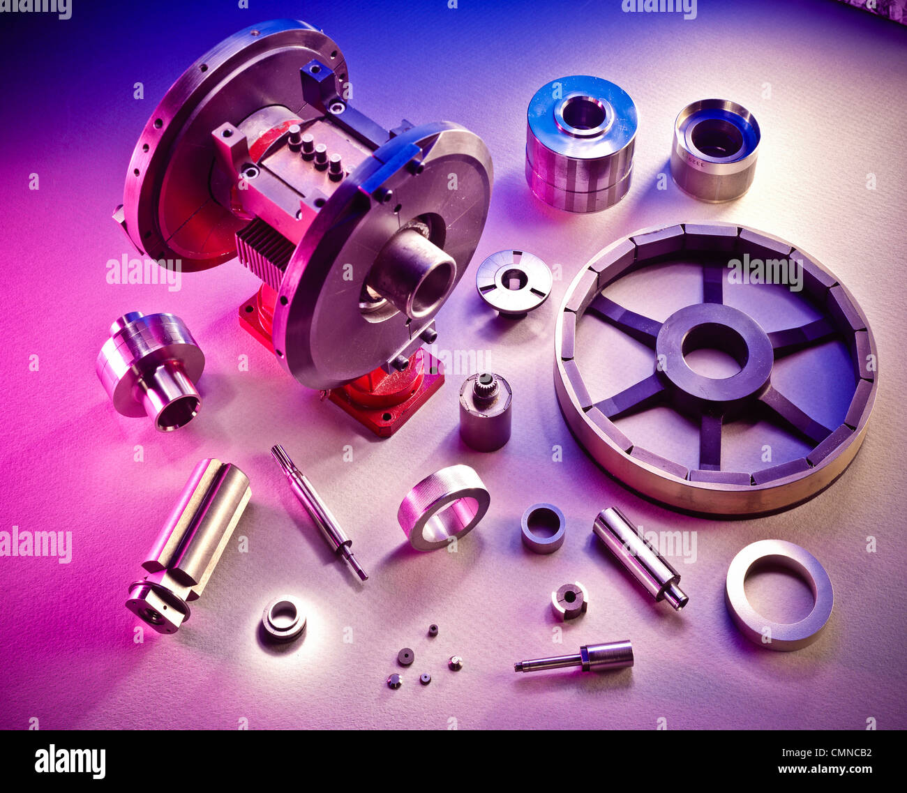 High precision manufacture steel parts hi-res stock photography and ...