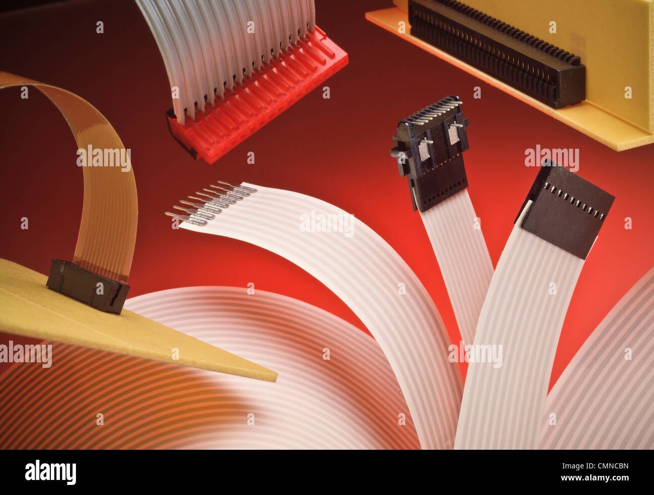 Electronic cable connectors Stock Photo - Alamy