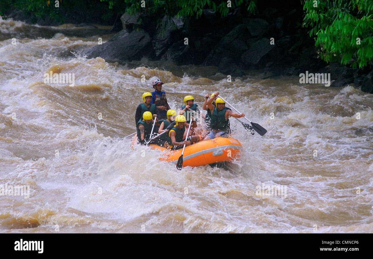 white water rafting in Borneo, Malaysia Stock Photo - Alamy