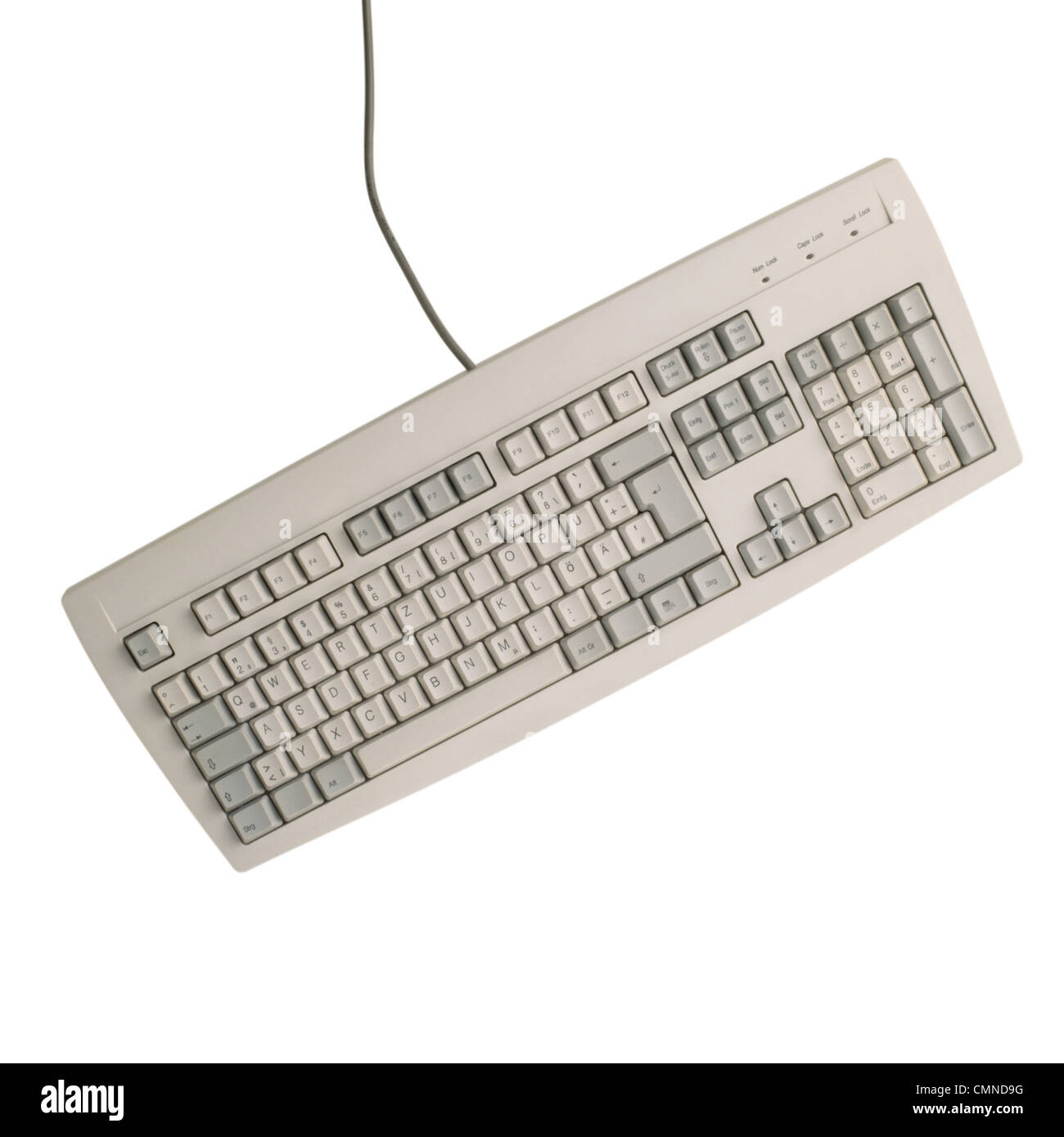 keyboard isolated on the white background Stock Photo - Alamy