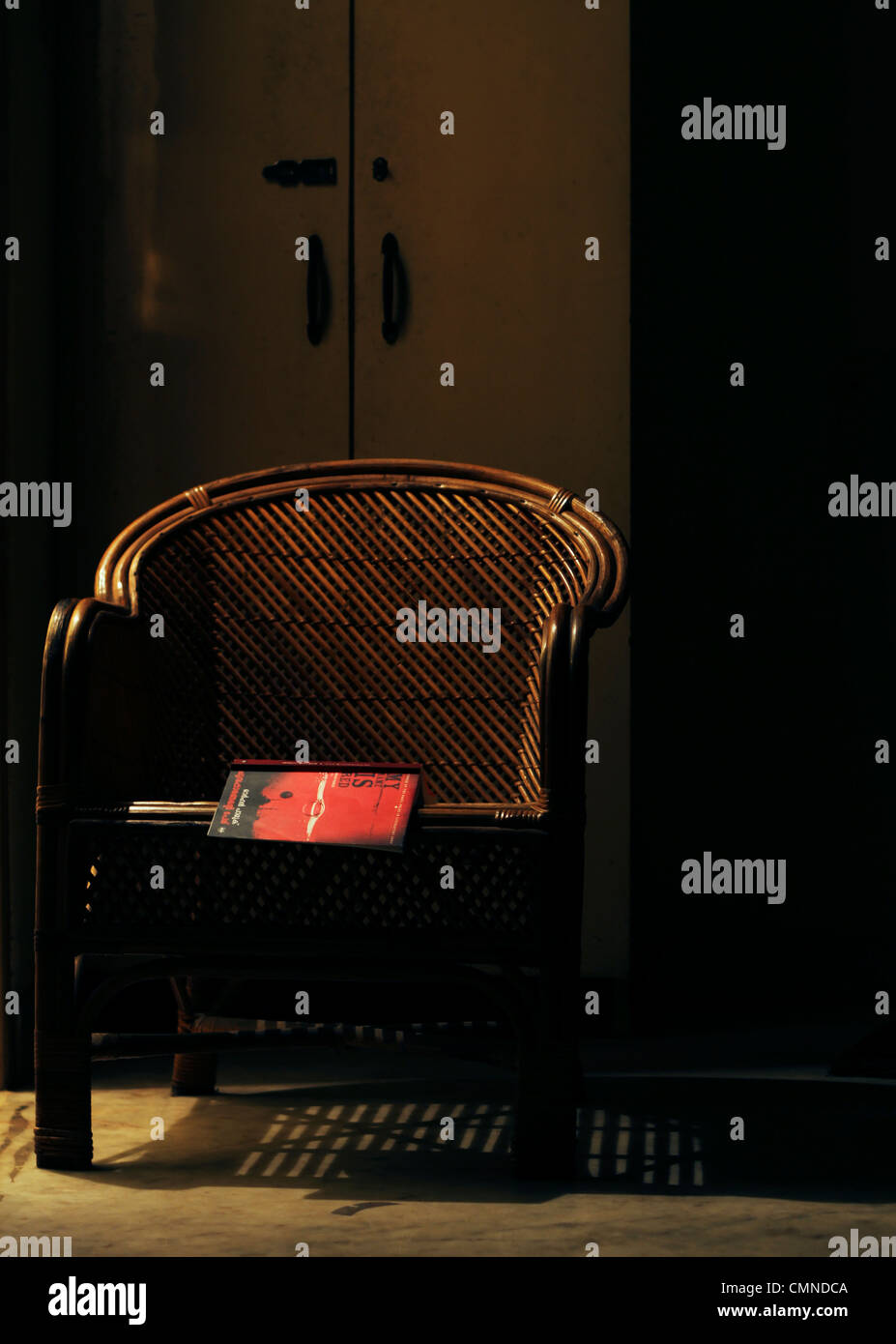 book on a chair Stock Photo - Alamy
