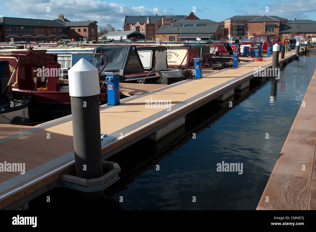 Diglis Canal Basin, Worcester, UK Stock Photo - Alamy