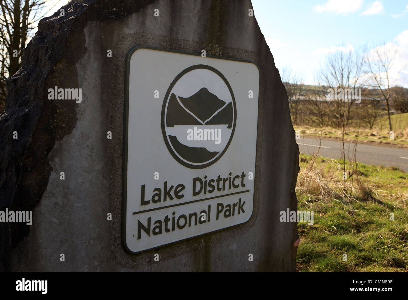 Lake district national park sign hi-res stock photography and images ...