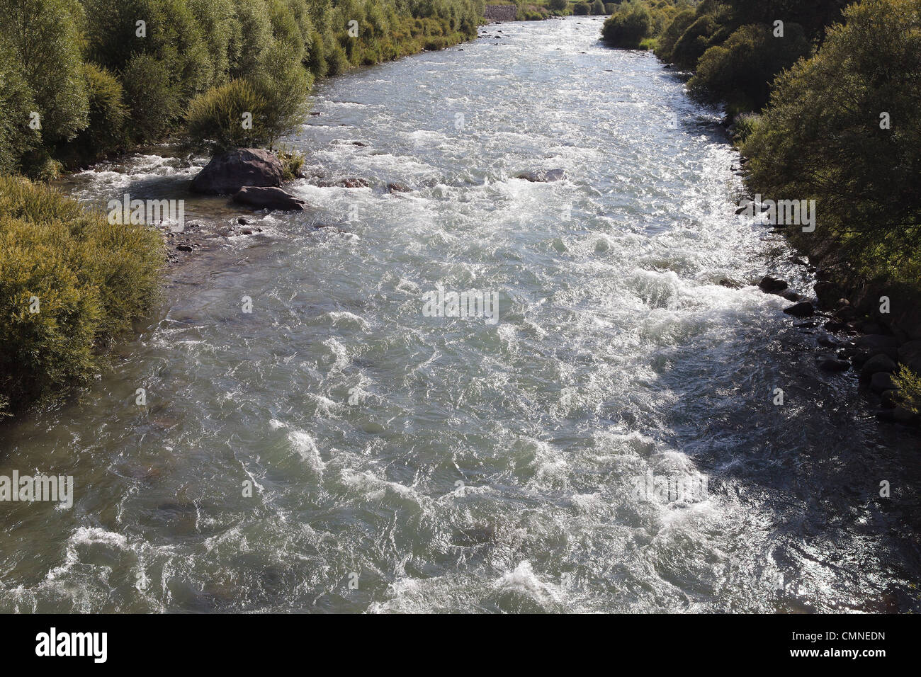 The river Avisio Stock Photo - Alamy