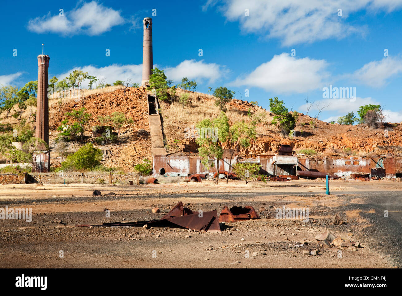 Rusting ruins of old Chillagoe smelter. Chillago, Queensland, Australia ... Rusting ruins of old Chillagoe smelter. Chillago, Queensland, Australia ...