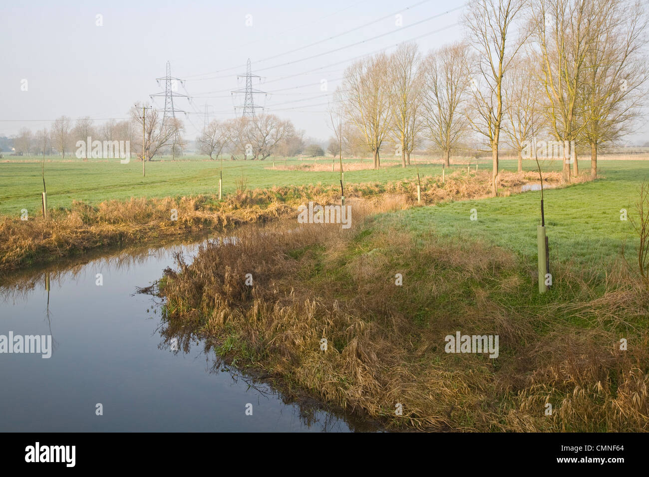River Alde at Langham Bridge near Blaxhall, Suffolk, England Stock ...