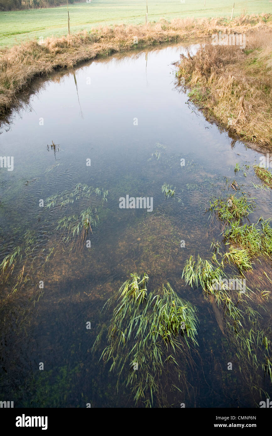 River Alde at Langham Bridge near Blaxhall, Suffolk, England Stock ...