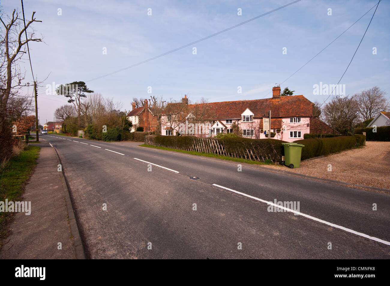 Village street scene broad oak hi-res stock photography and images - Alamy