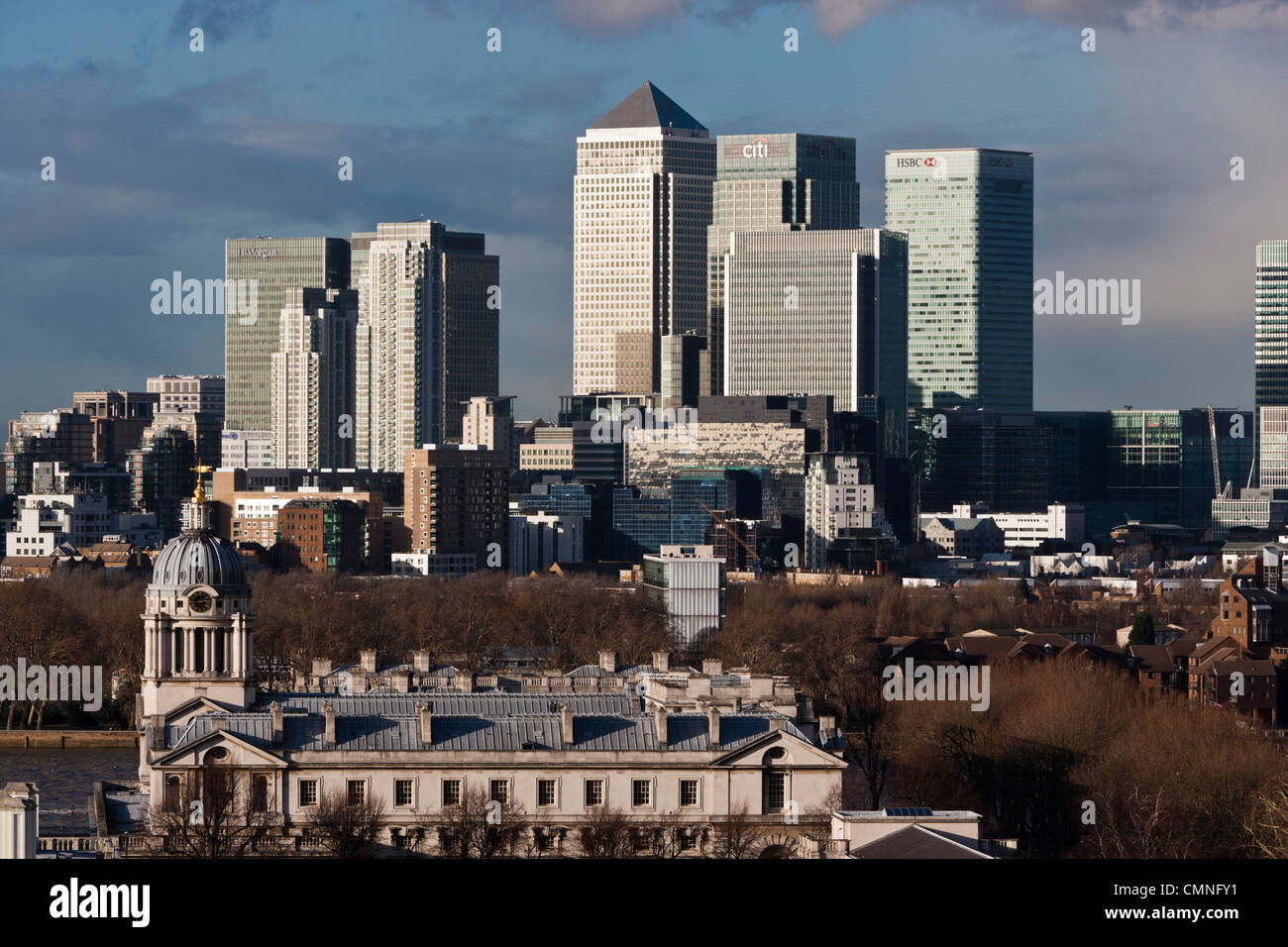 Canary Wharf London England Stock Photo - Alamy