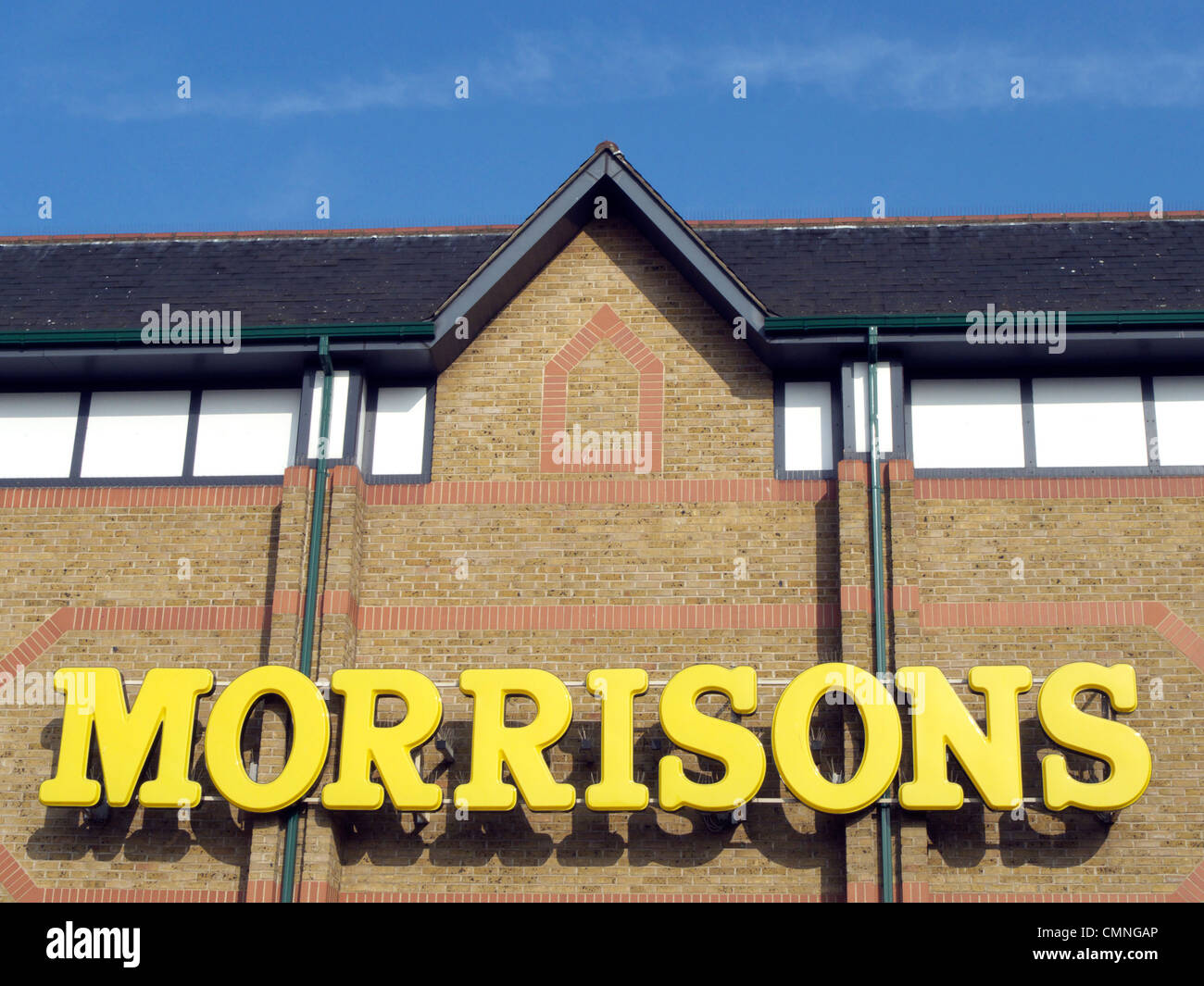 united kingdom west london acton morrisons supermarket in crown street ...