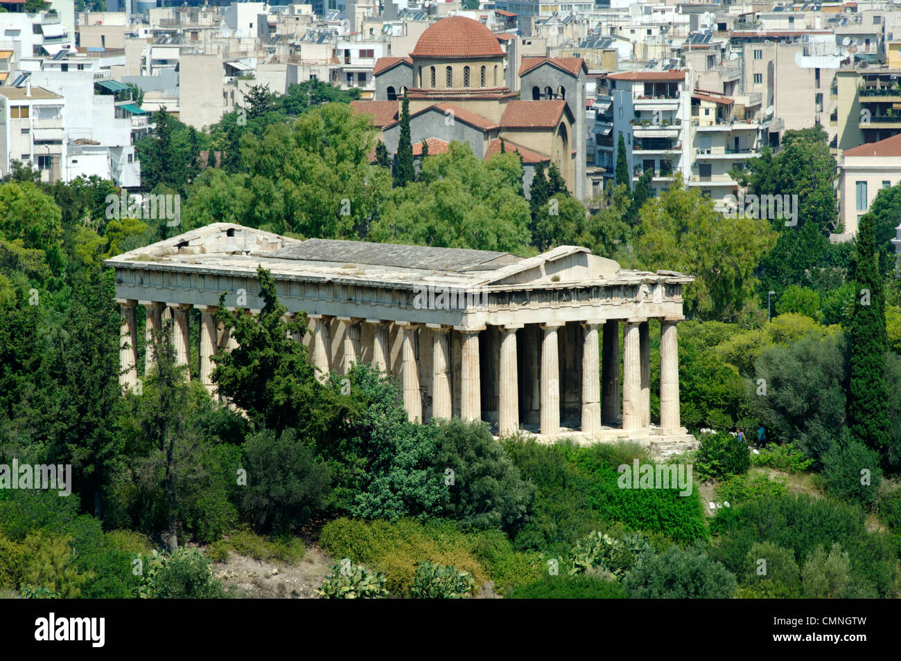 Ancient Agora. Athens. Greece. The Hephaisteion, the 5th century BC ...
