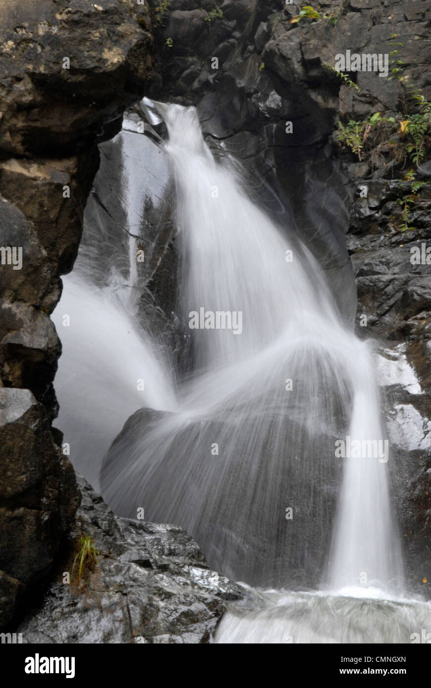 Waterfall mountain gorge in hi-res stock photography and images - Alamy