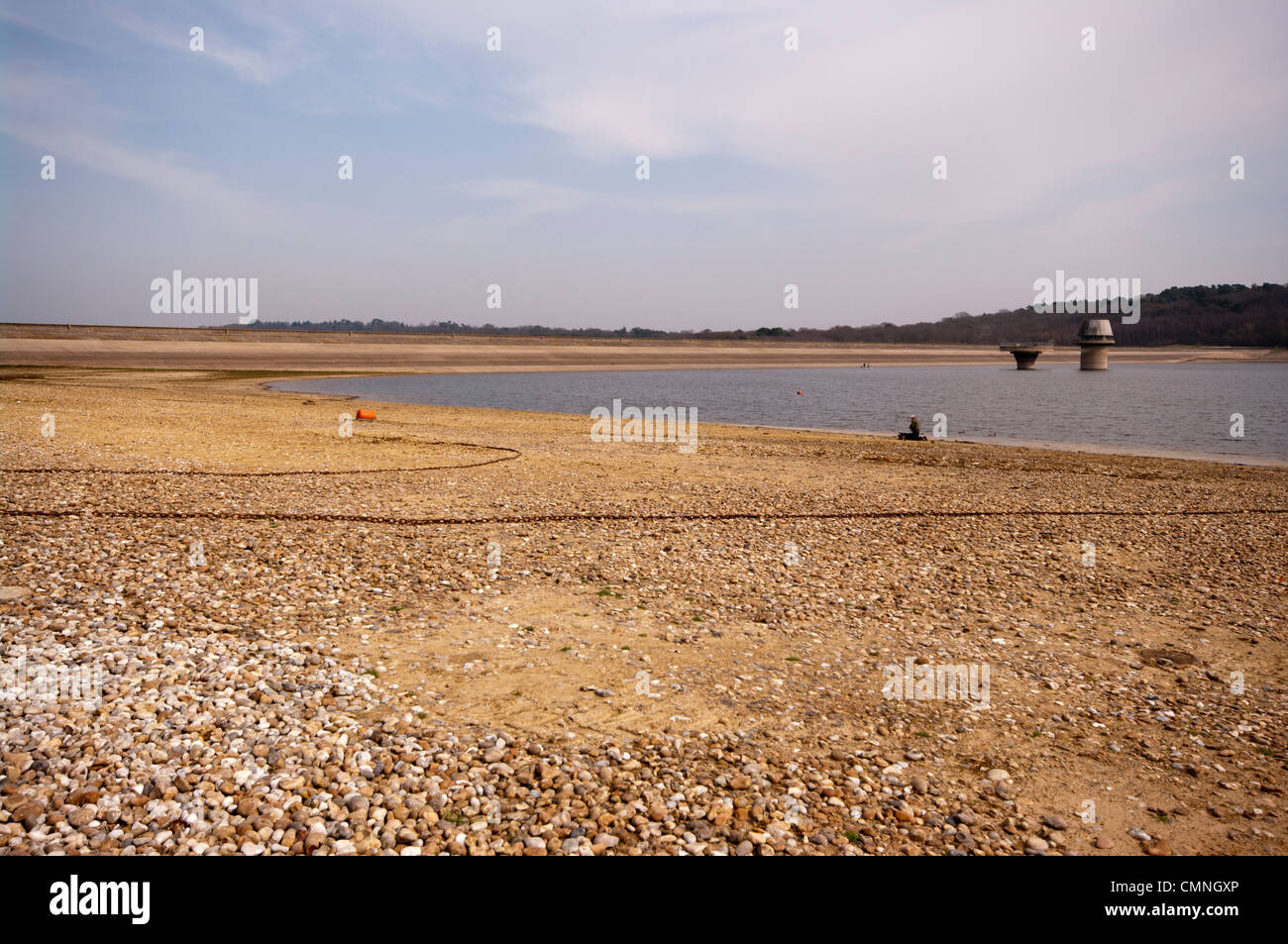 Bewl Water Reservoir Kent UK Drought Low Rainfall shortage Stock Photo ...