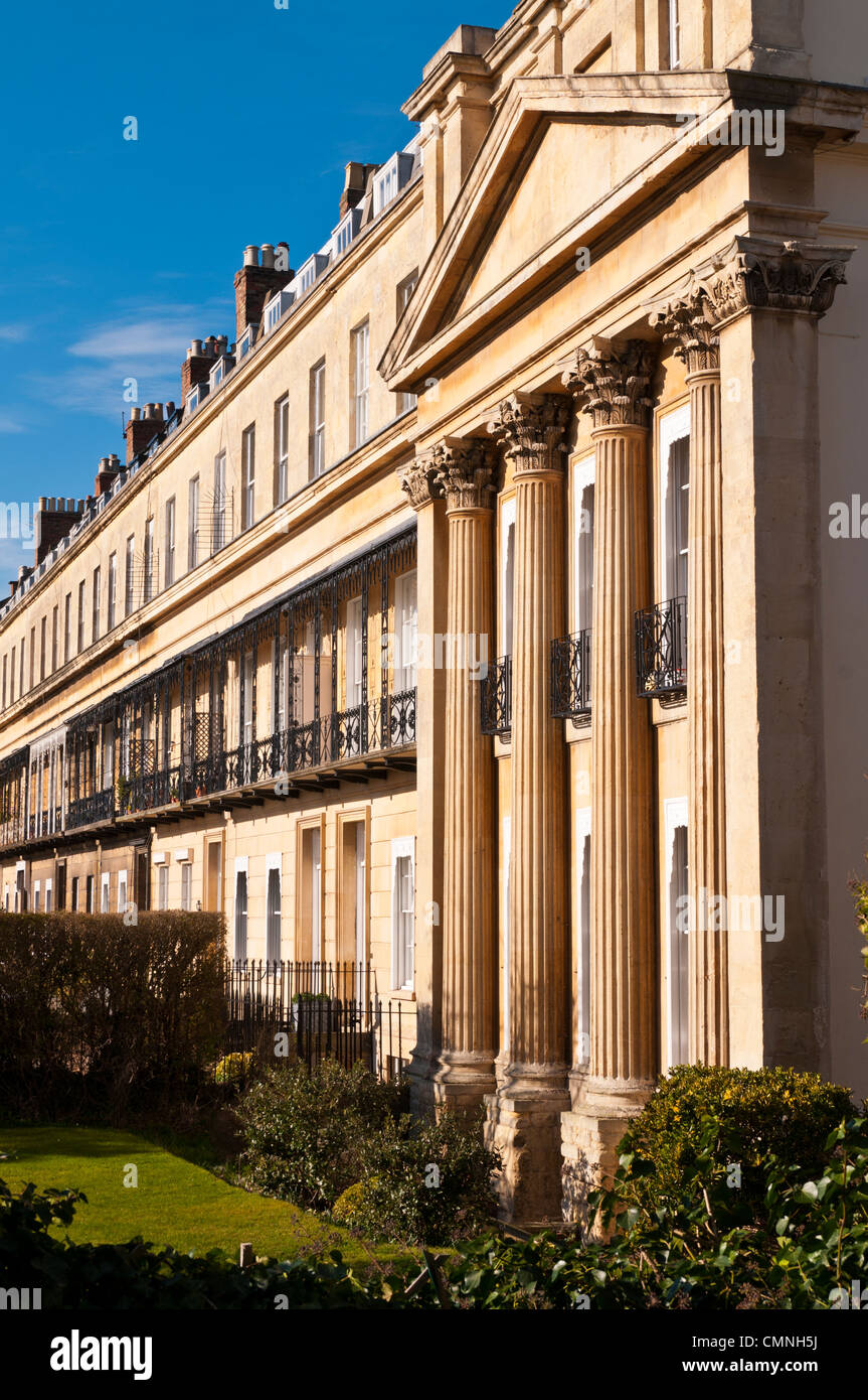Regency building in Suffolk Square in Cheltenham, Gloucestershire, UK ...