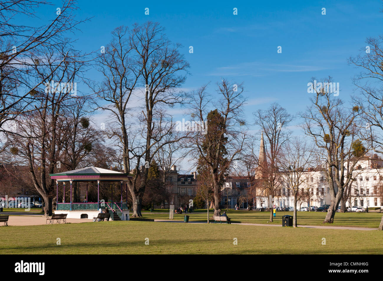 Montpellier Gardens and Regency buildings in Cheltenham ...