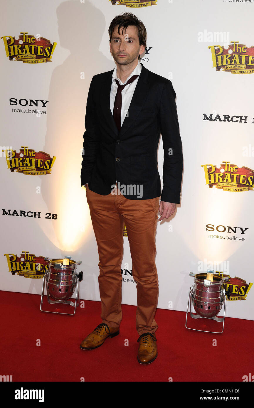 Actor David Tennant attend the premiere of Aardman’s "The Pirates! In ...