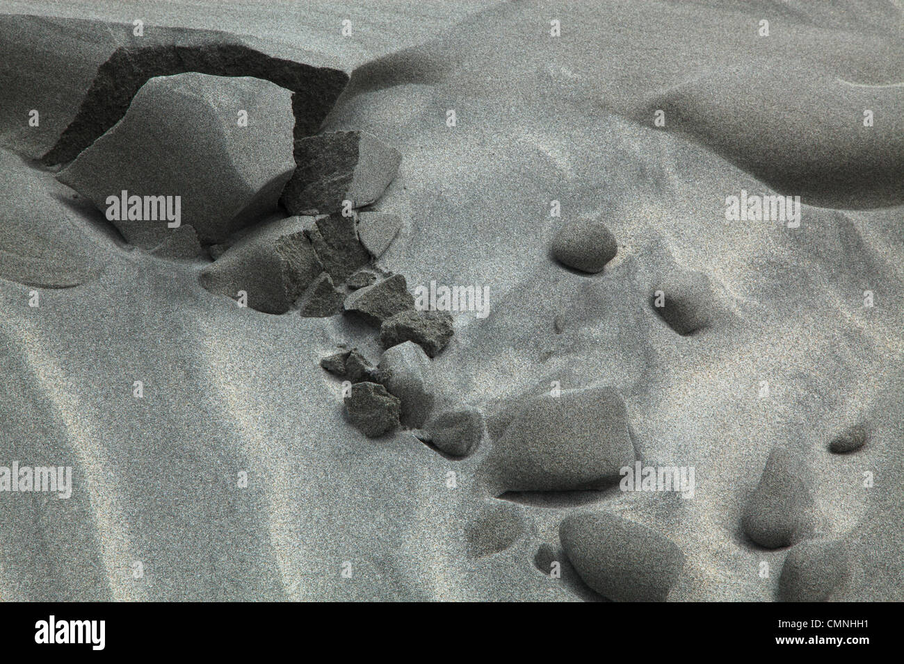 Break away sand Stock Photo - Alamy