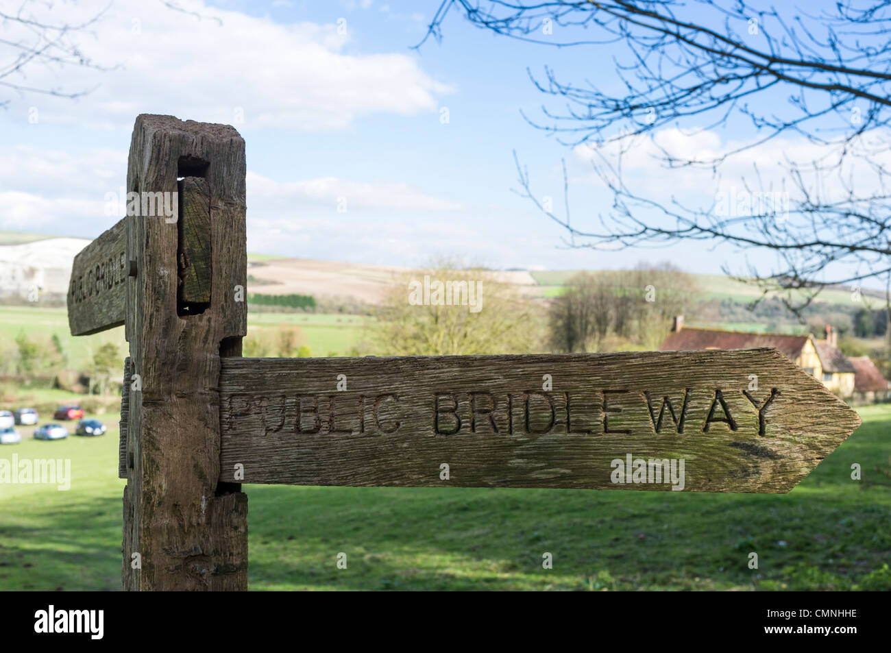 Public bridleway sign hi-res stock photography and images - Alamy