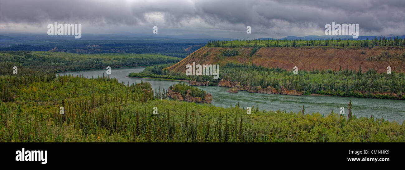 Five Finger Rapids, Yukon Territory Stock Photo - Alamy
