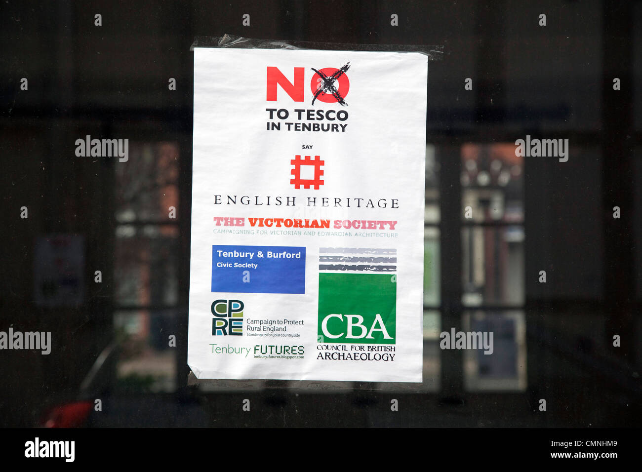 Tesco protest poster hi-res stock photography and images - Alamy